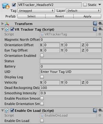 Player Prefab Architecture - VR-Tracker/Examples GitHub Wiki